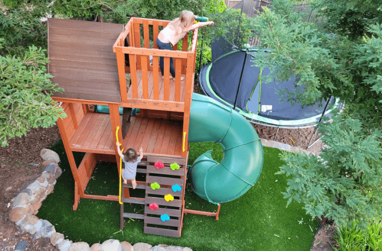 Creating a backyard play space for children to enjoy - Landscapers Perth